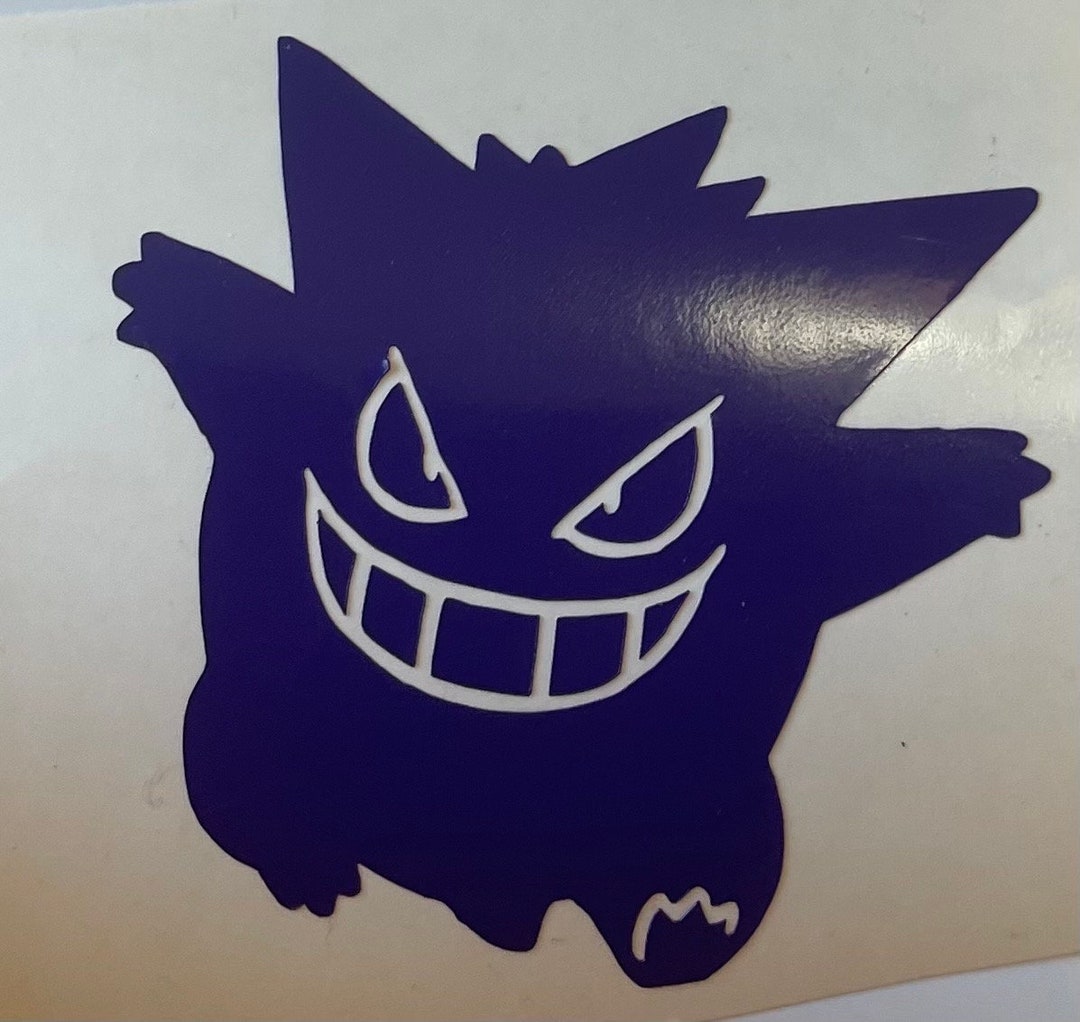 Gengar II Vinyl Decal - Etsy