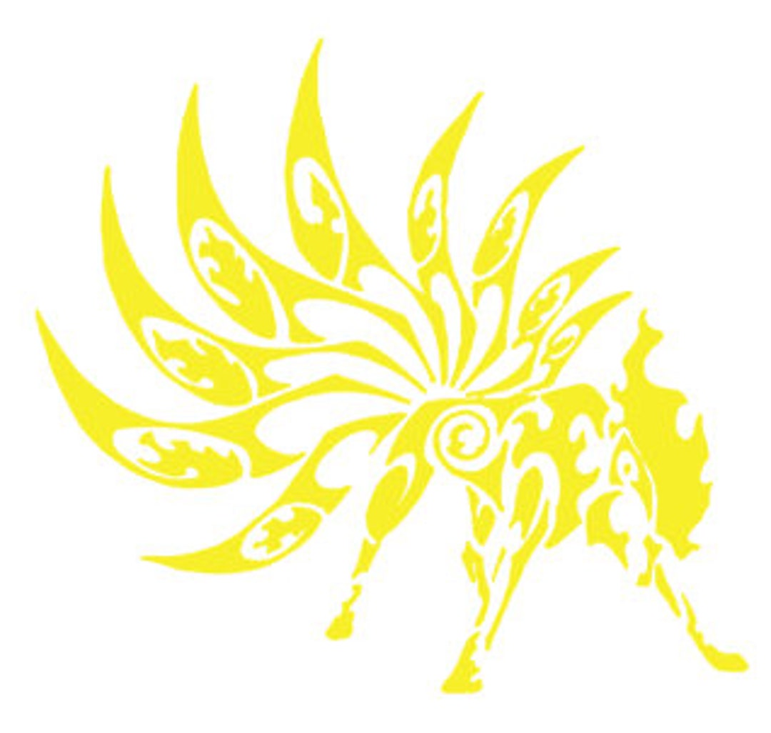 Tribal Ninetales Vinyl Decal - Etsy