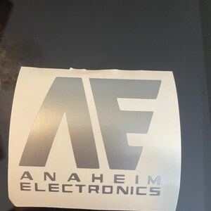 Anaheim Electronics Decal - Gundam - Etsy