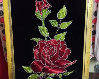 String Art Rose - Etsy
