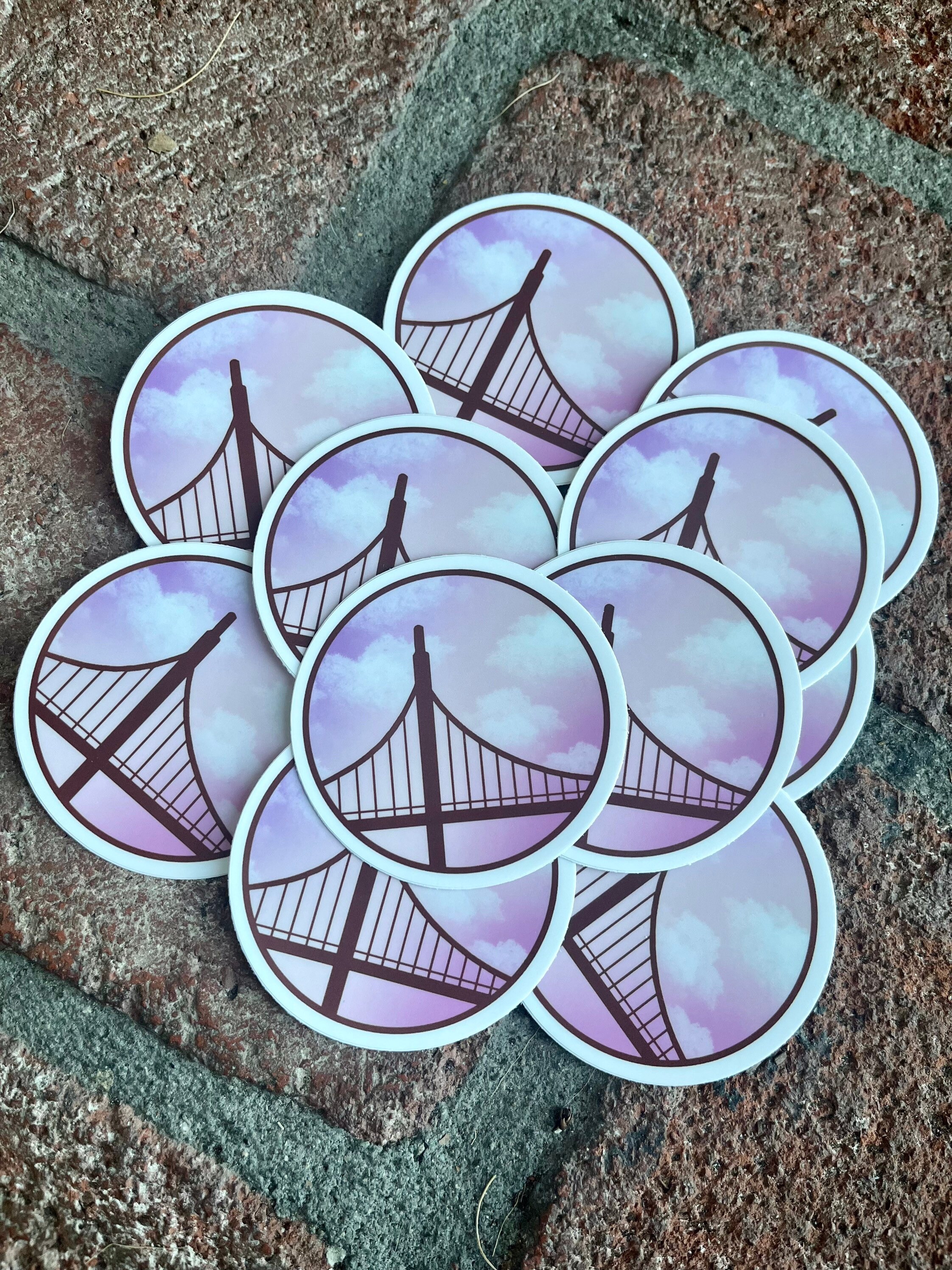 Golden Gate Bridge Sticker - Etsy