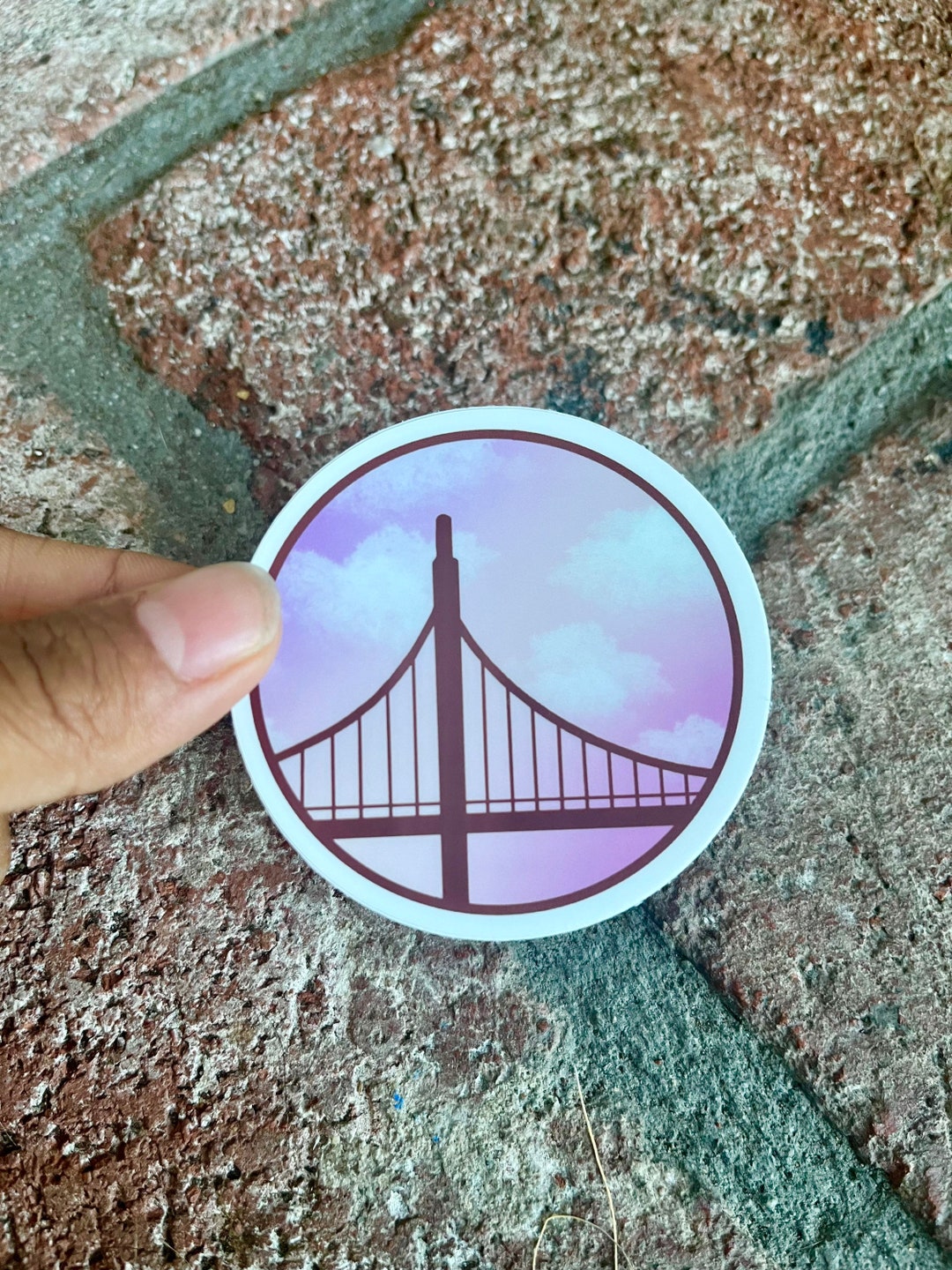 Golden Gate Bridge Sticker - Etsy
