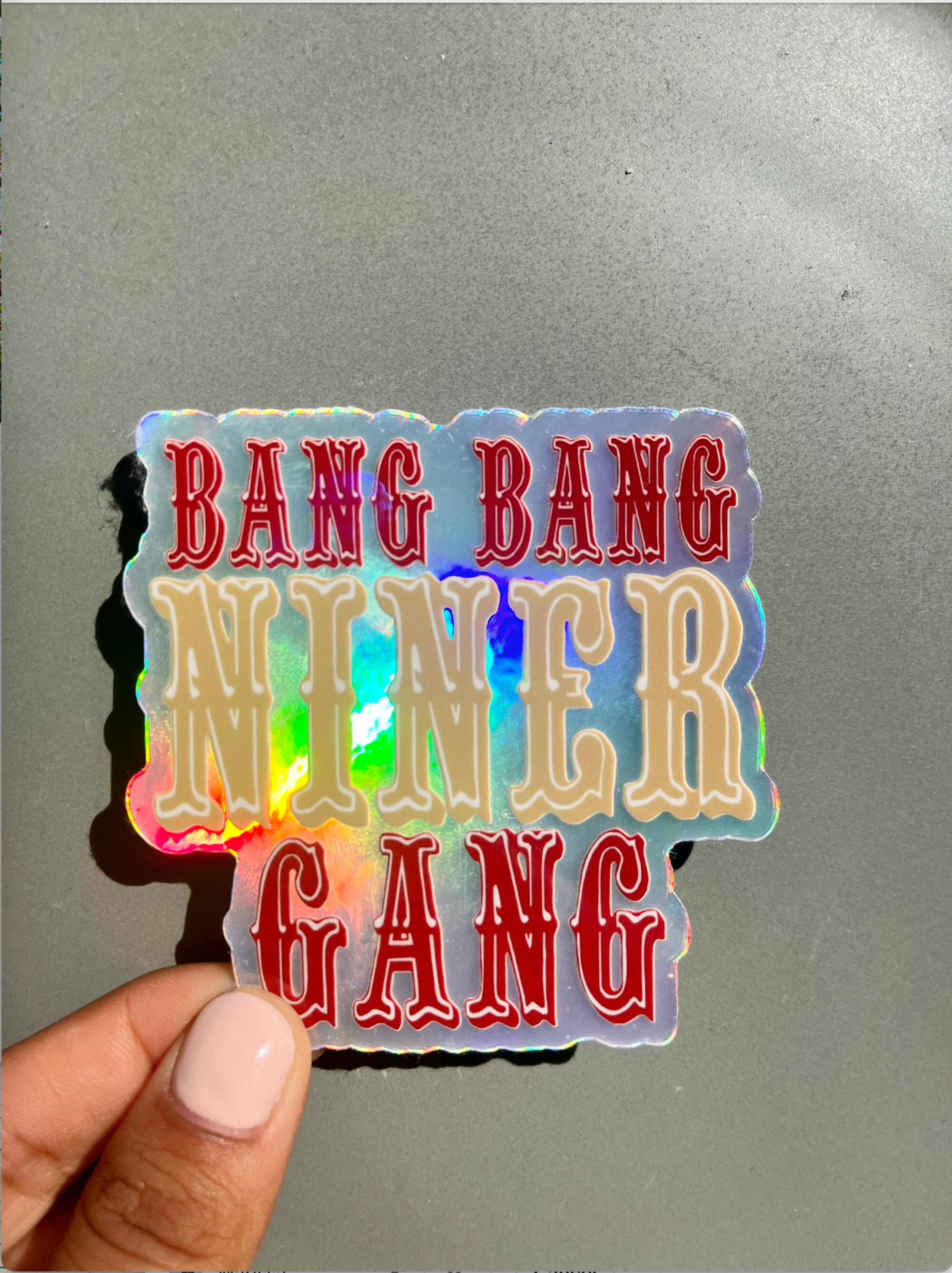 3" Bang Bang Niner Gang Sticker - Etsy