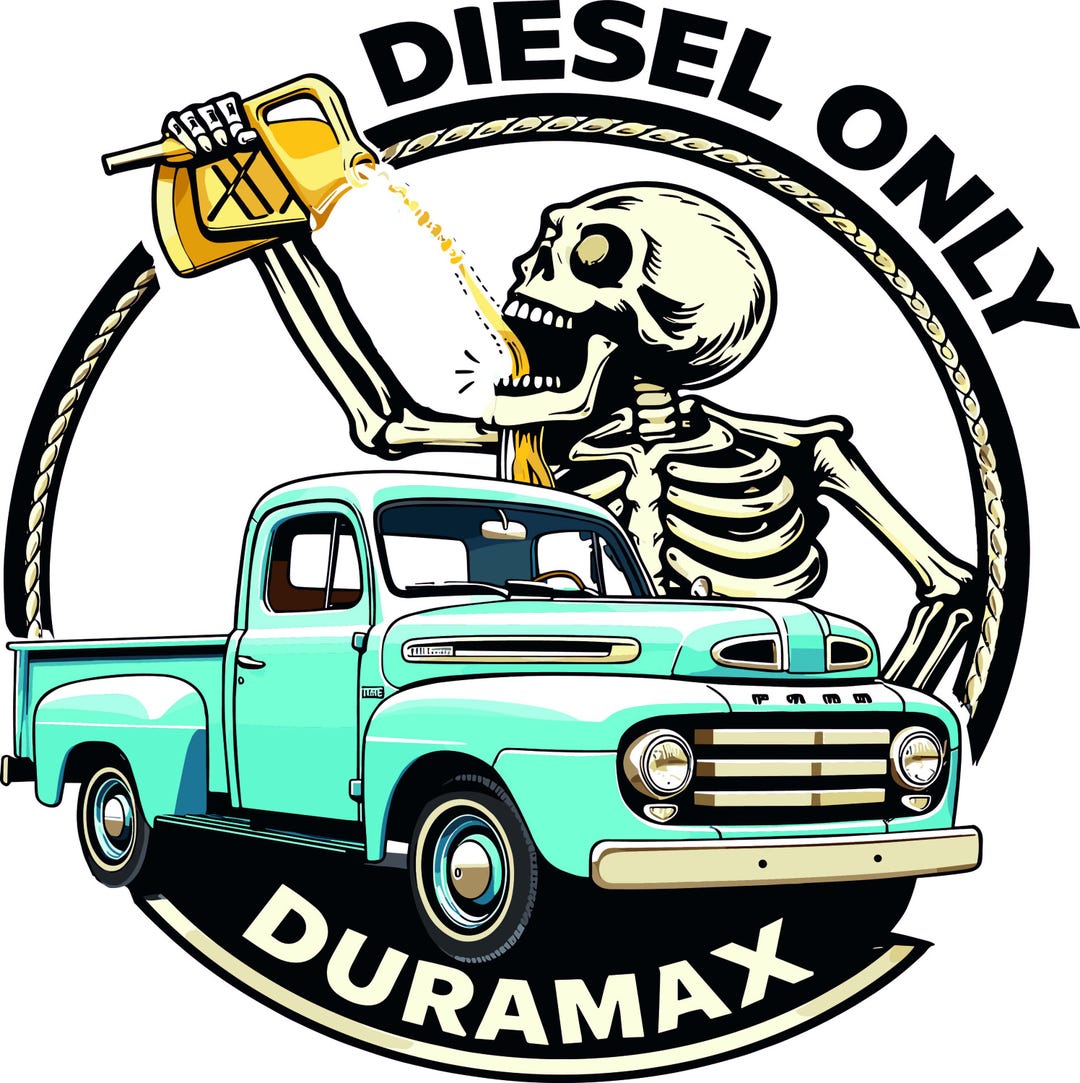 Diesel ONLY. Duramax SVG/PNG. Lifted Truck, Power Stroke, Loud Pipes ...