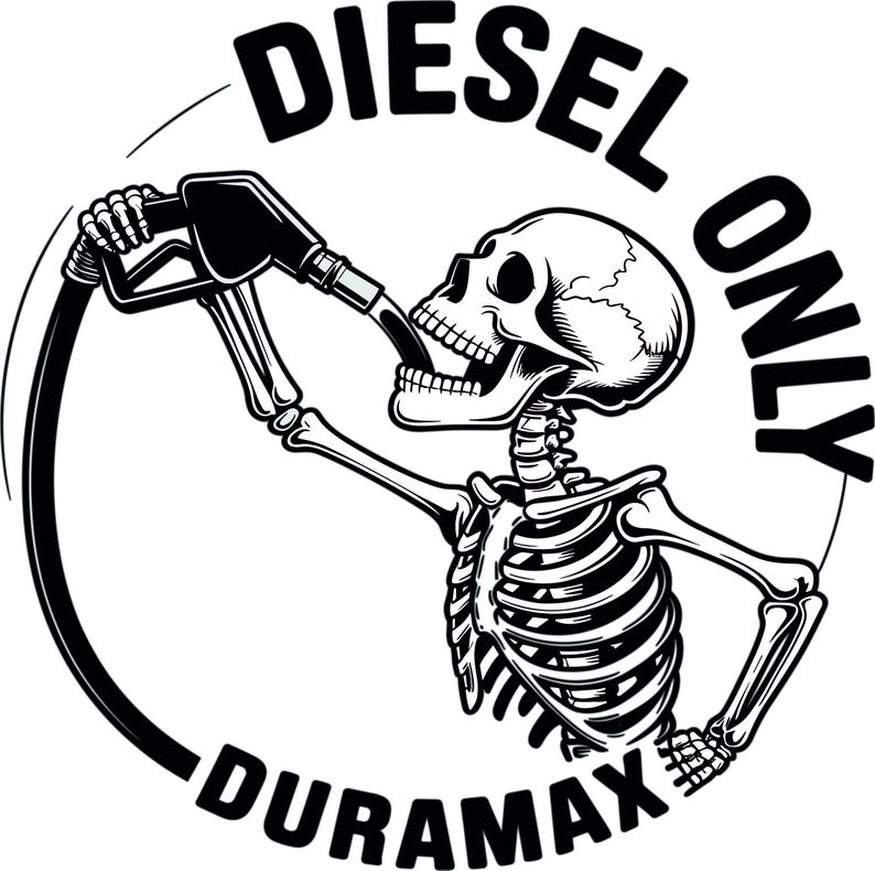 Diesel ONLY. Duramax SVG L PNG. Lifted Truck, Power Stroke, Loud Pipes ...