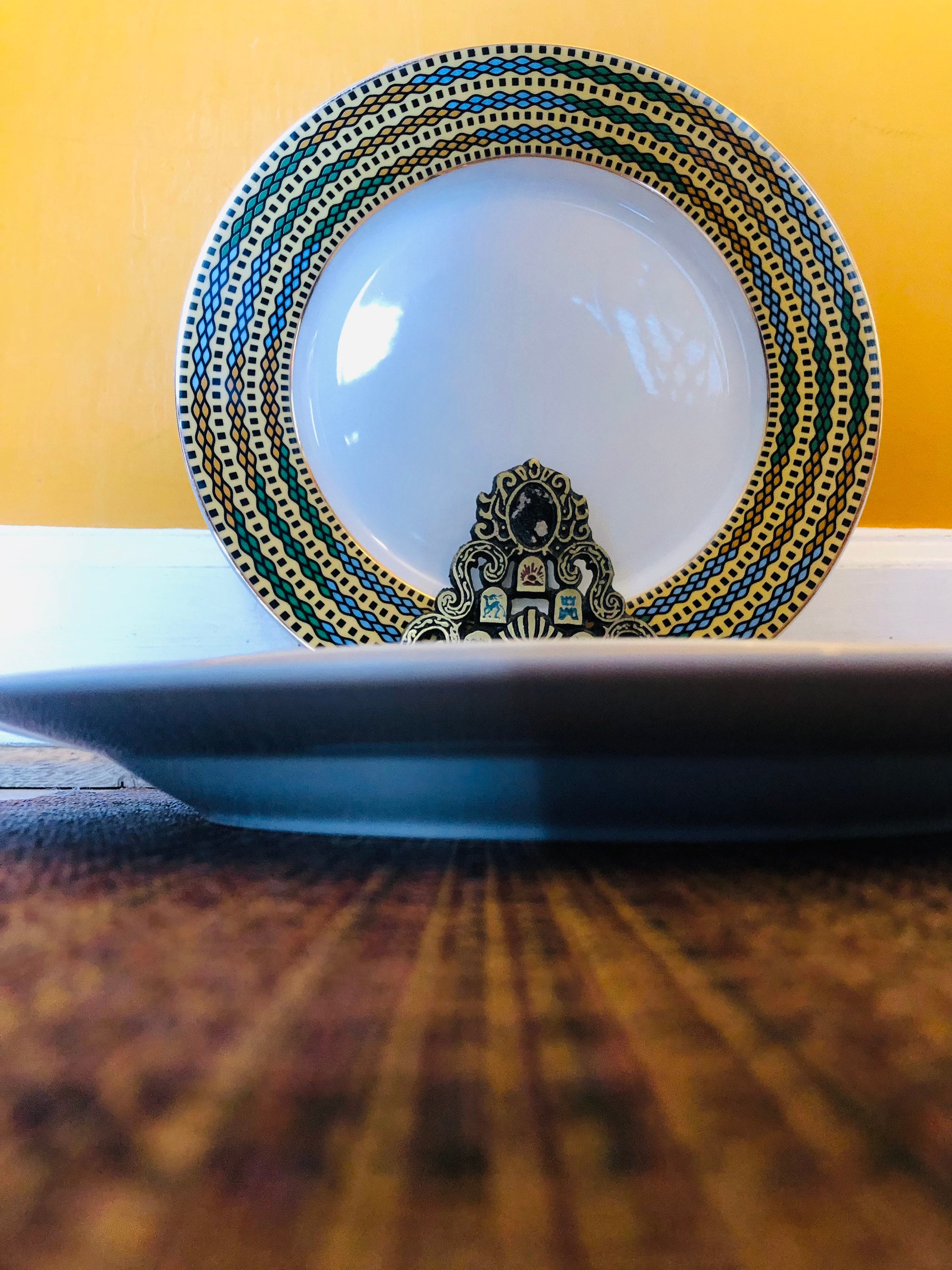 6pcs Ethiopian/eritrean Porcelain 6-pieces Dinner Plates Set, Elegant ...