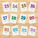 Preschool Counting Flash Cards Number Flash Cards 1-100, Count to 100 ...