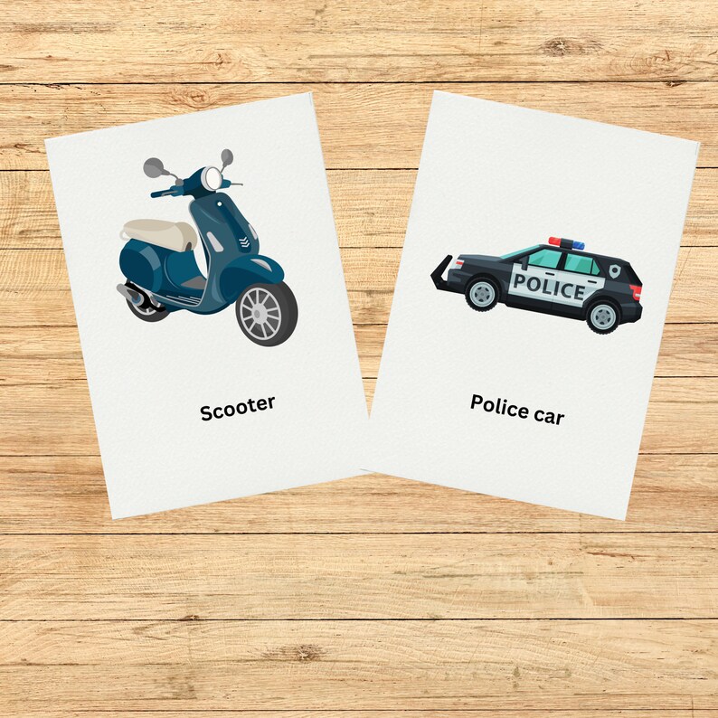 Printable Cards Montessori Cards Flash Cards Nomenclature - Etsy