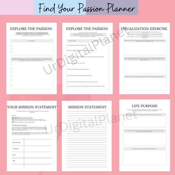 Purpose Planner - Etsy