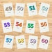 Preschool Counting Flash Cards Number Flash Cards 1-100, Count to 100 ...