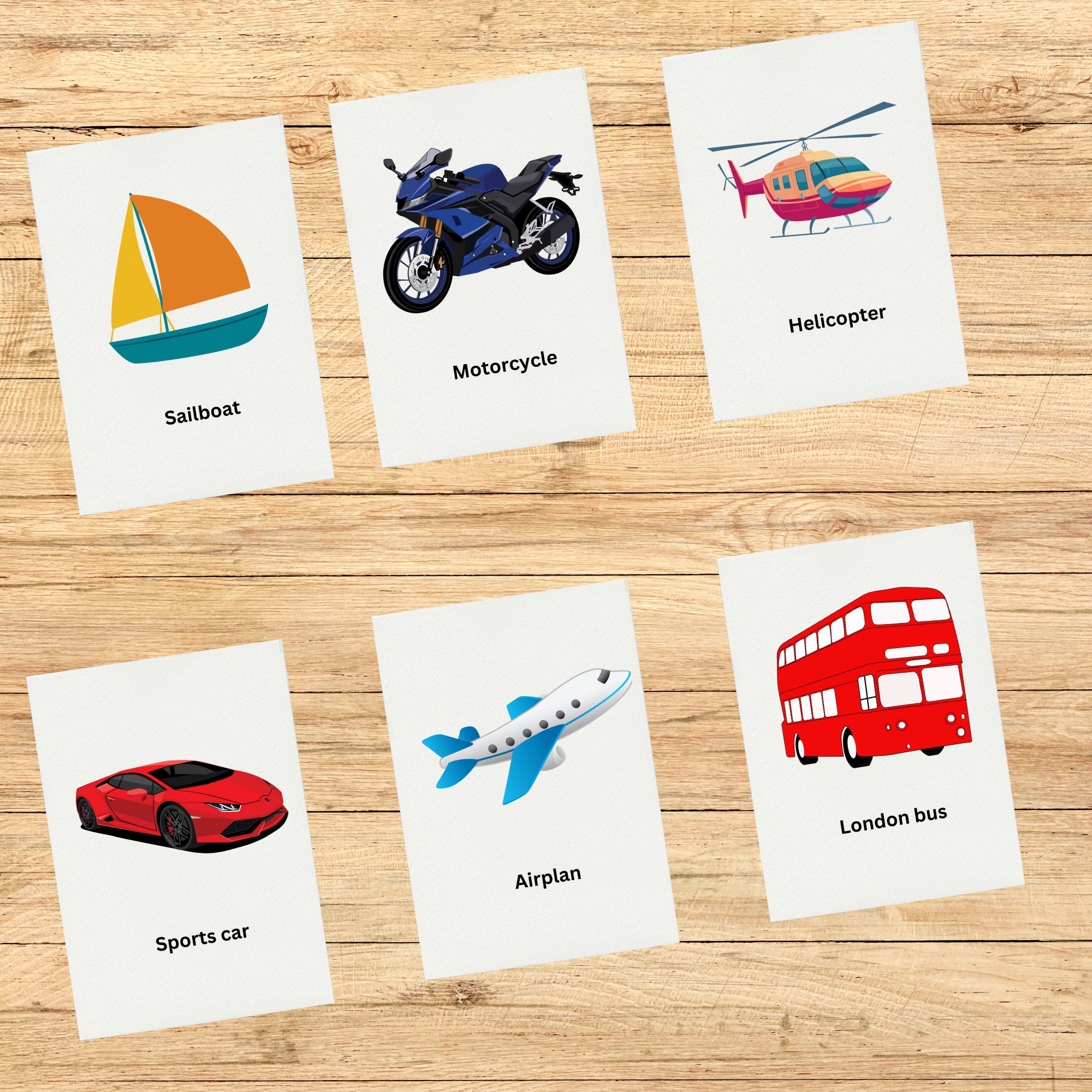 Printable Cards Montessori Cards • Flash Cards Nomenclature Flashcards ...
