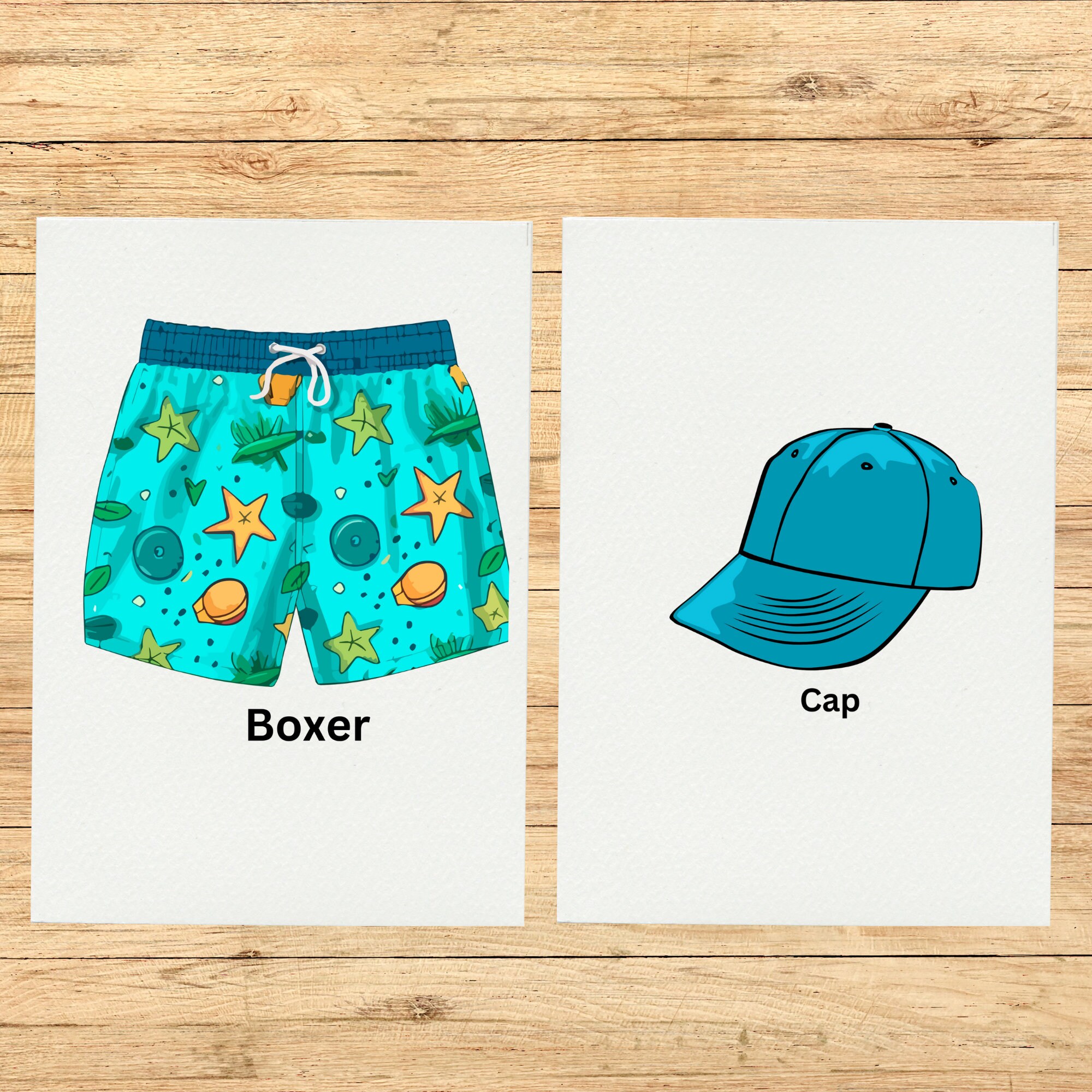 Clothes Flashcards | Editable Montessori Cards | PDF Printable Card ...