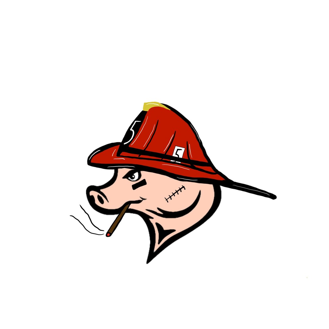 War Pig Helmet Sticker - Etsy