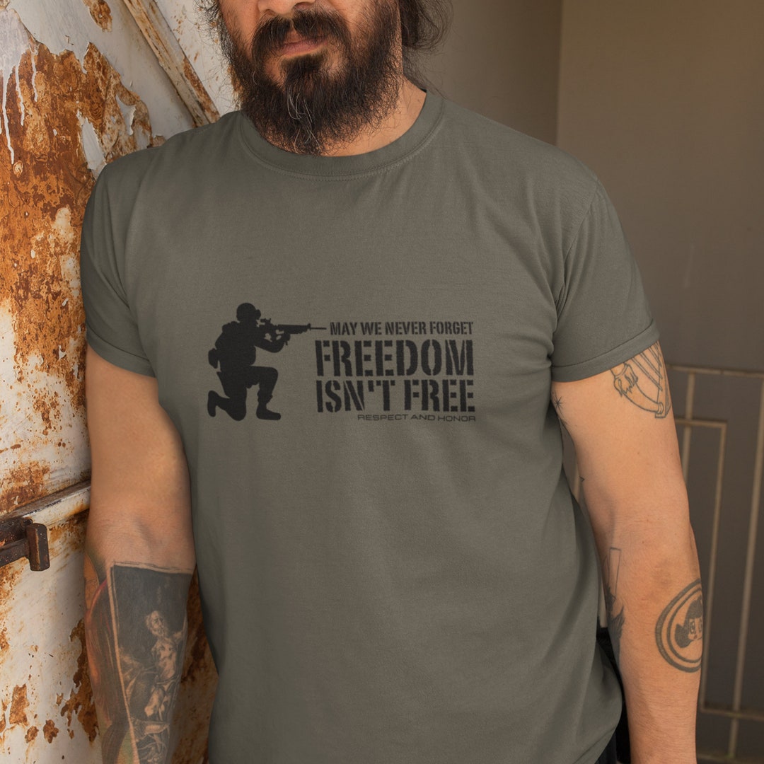 Military Freedom Isn't Free T-shirt, Army Gift, Memorial Day T-shirt, T ...