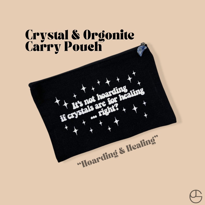 Crystal & Orgonite Carry Pouch - Etsy
