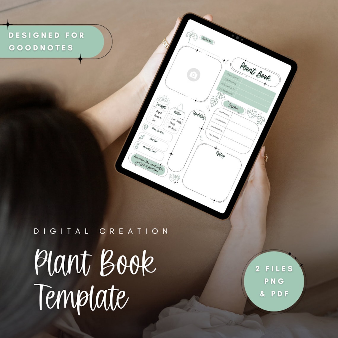 Plant Book Template for Goodnotes, Plant Tracker, Plant Planner ...