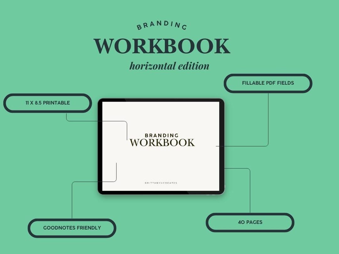 Ultimate Branding Workbook • Brand Your Business • Brand Launch • Ebook ...