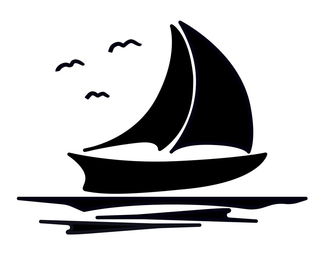 Nautical Ship Design SVG, Pdf, Png Digital Print Logo - Etsy