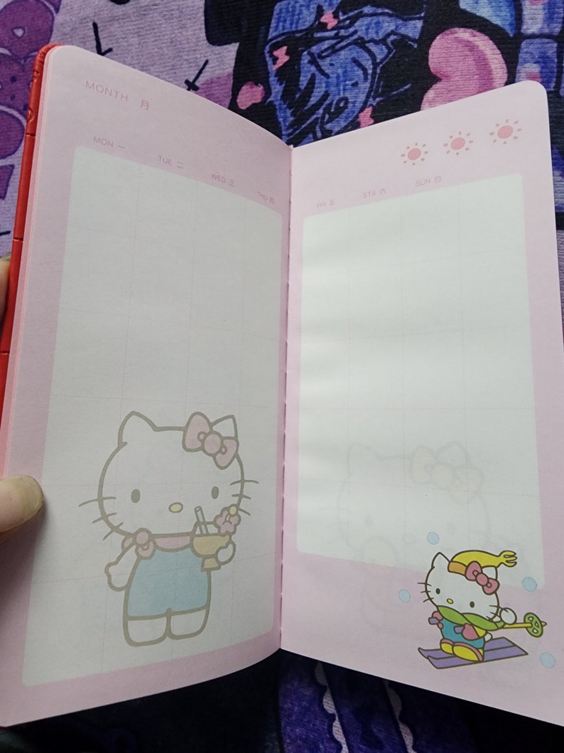 Kawaii Planner Notebook Cute Japanese Character Adorable Mymelo Sanri ...