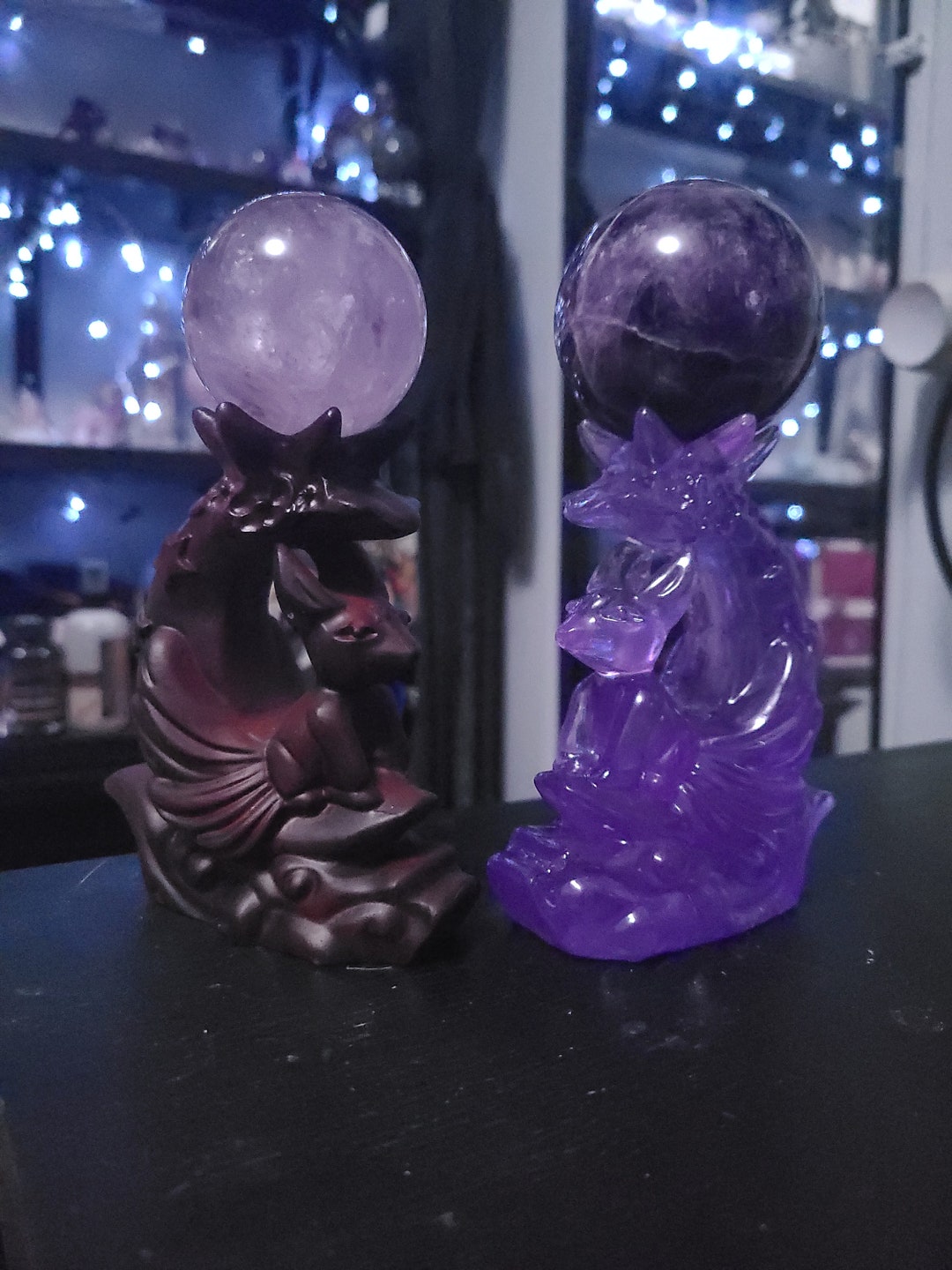 Cute Fox Sphere Holder *sphere Not Included* Purple and Also Black ...
