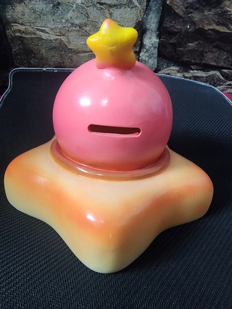 Kawaii Money Bank Cute Japanese Character Adorable Kirb Piggy Bank Pink ...