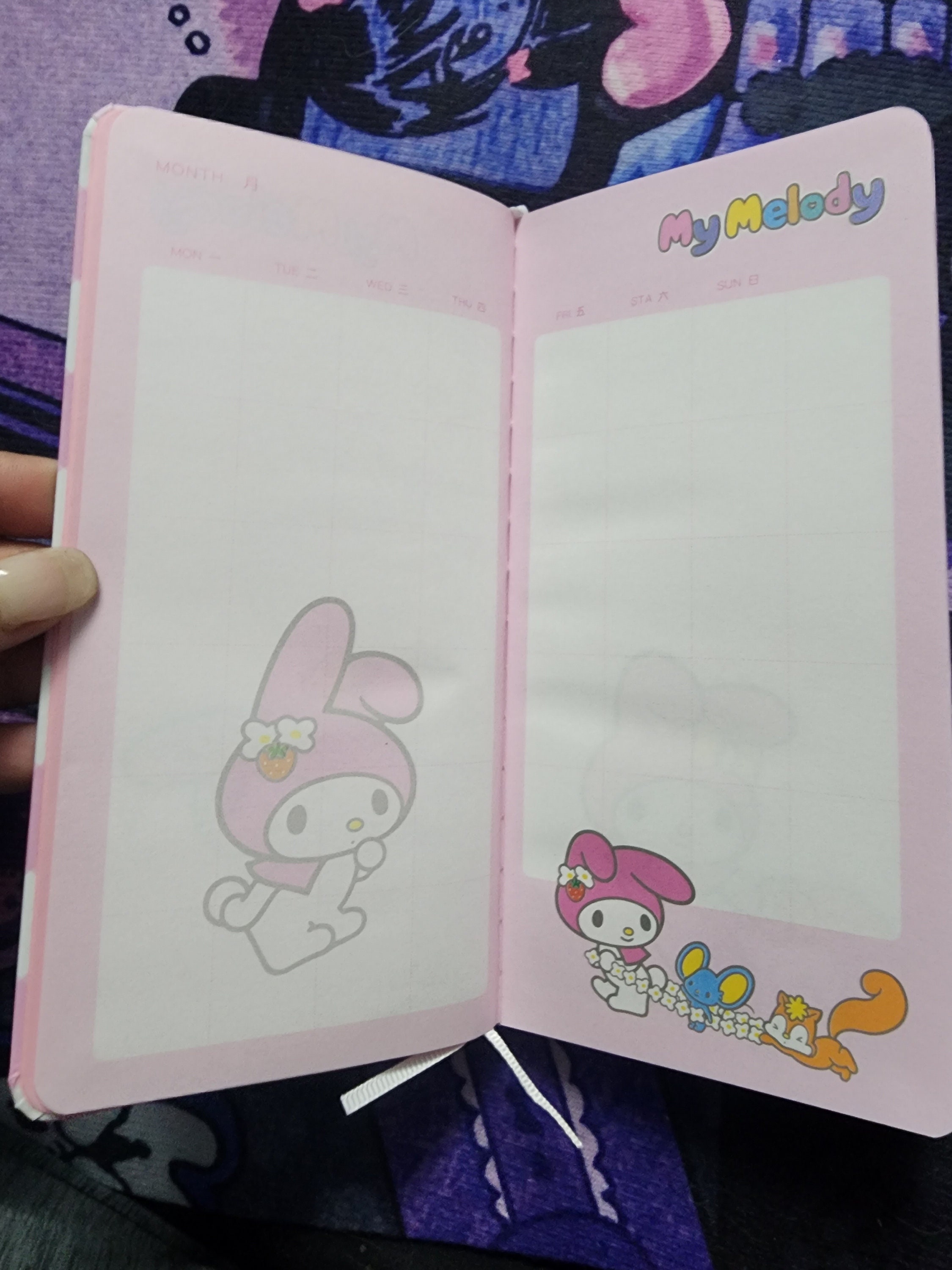 Kawaii Planner Notebook Cute Japanese Character Adorable Mymelo Sanri ...