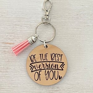 Inspirational Keychains Laser Cut Wood Keychains Be Kind Best Life ...