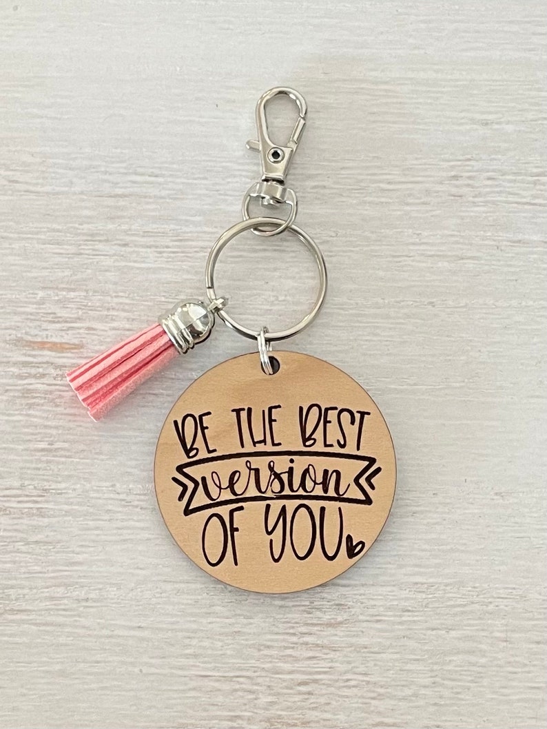 Inspirational Keychains Laser Cut Wood Keychains Be Kind Best Life ...
