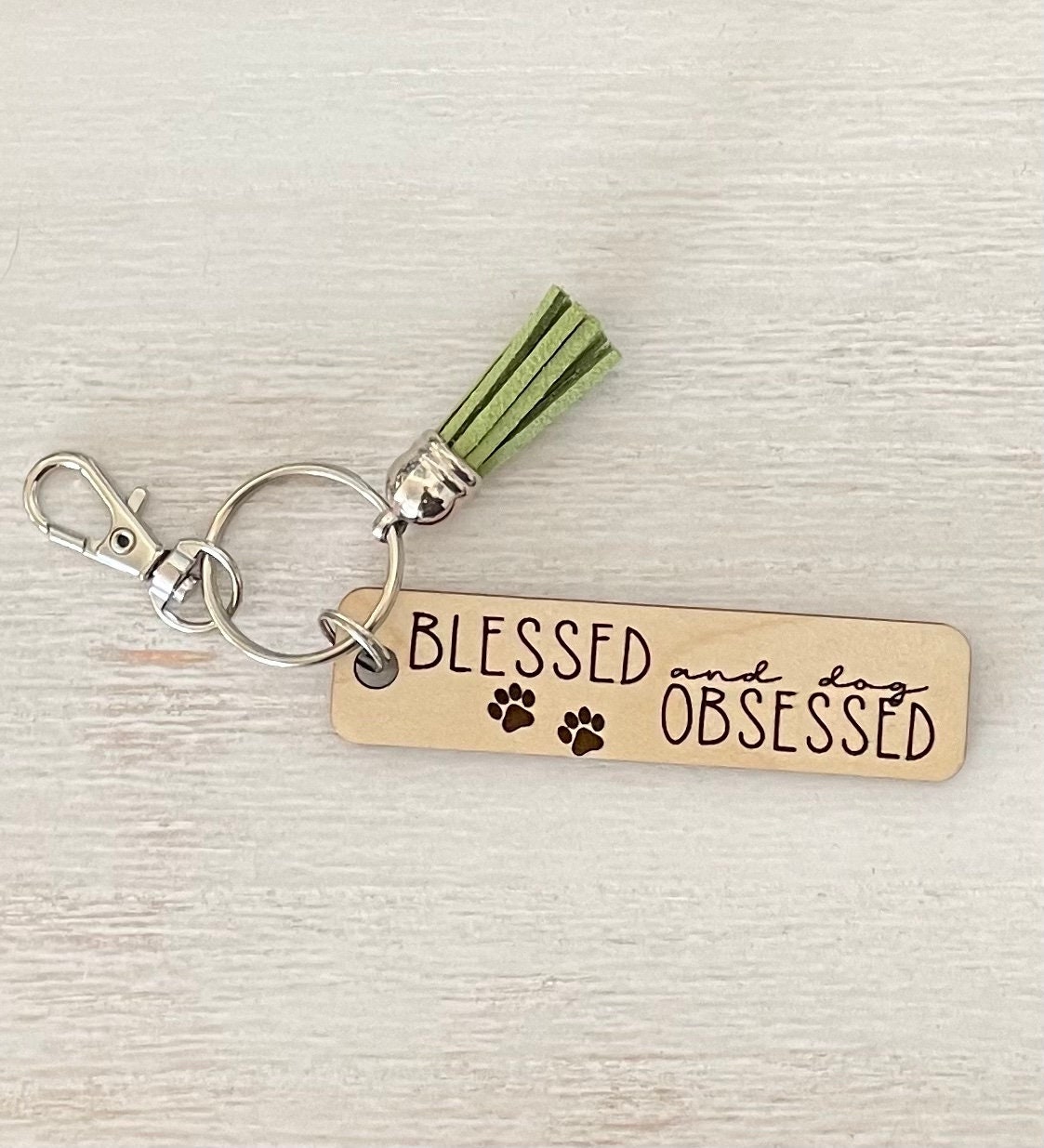Dog Humor Keychains Wood Keychain Laser Engraved Keychain Dog Lover ...