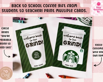 Custom Back to School Teacher Gift From Student • Digital Download ...