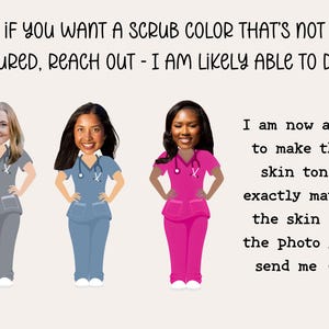 Custom PRINTED Nurse Cupcake Toppers • Face Party Decor Scrubs Medical ...