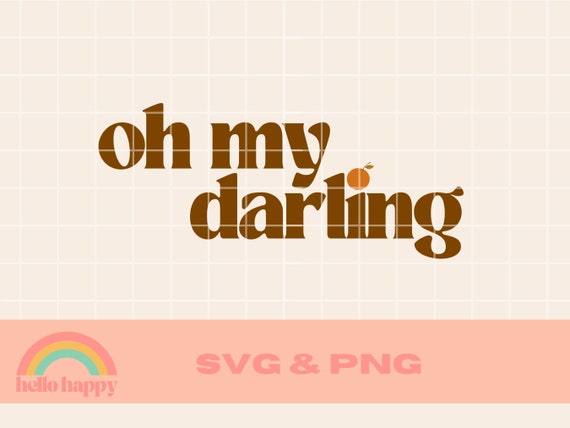 Darling Svg Clementine Svg Boho Svg Fruit Svg Kids Svg - Etsy