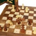 Blind / Low Vision Chess Set Rosewood | Foldable / Travel Series With ...