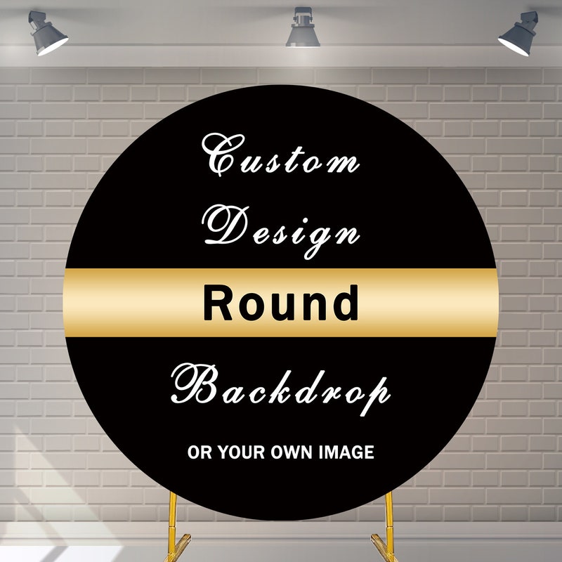 Round Backdrop - Etsy
