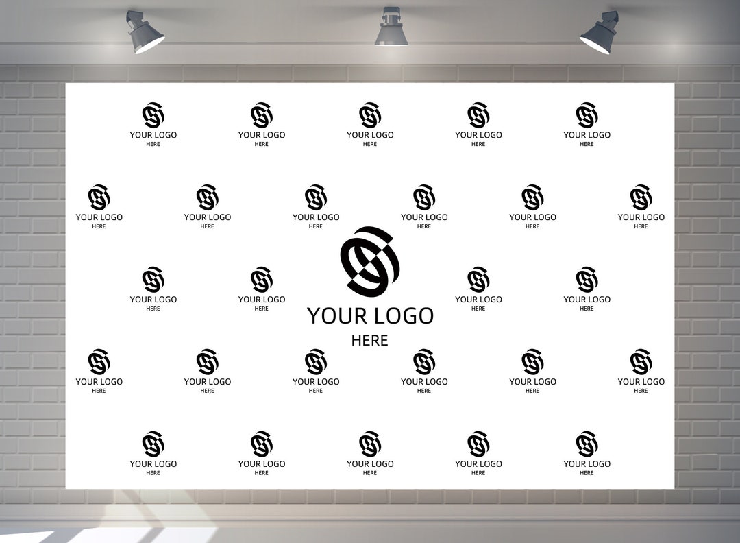 Custom Step and Repeat Logo Wall Photography Backdrop White Photo ...