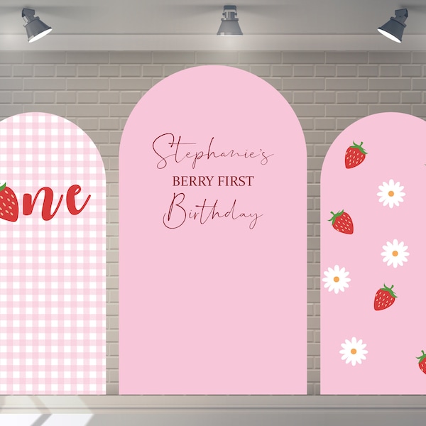 Strawberry Shortcake Backdrop - Etsy