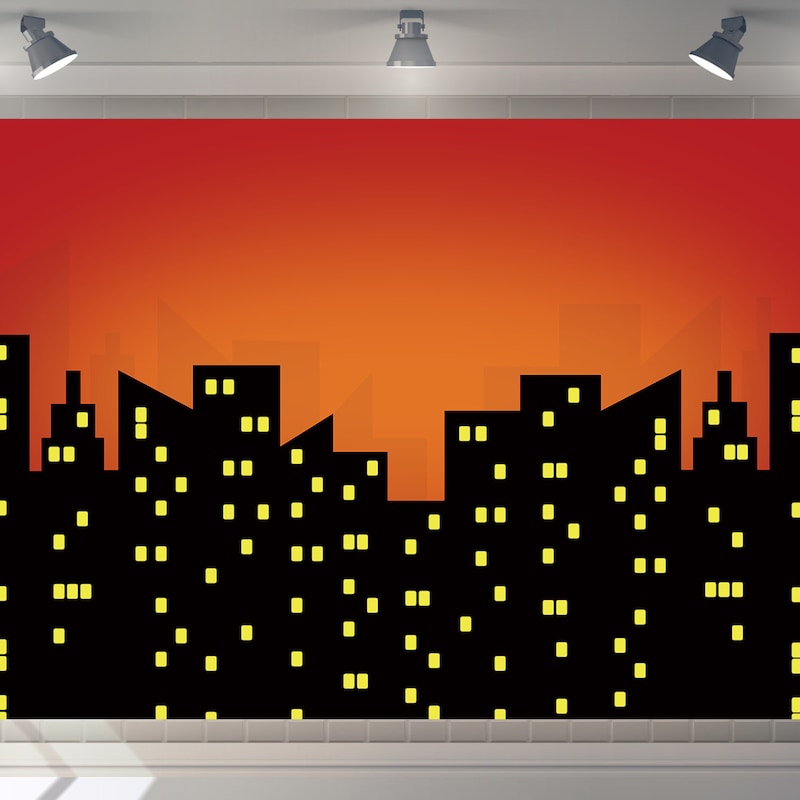 Skyline Backdrop - Etsy