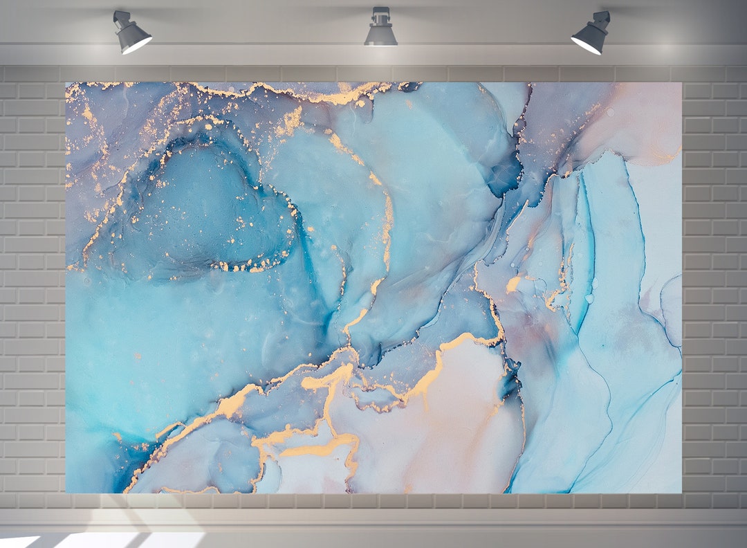 Custom Marble Backdrop Gender Reveal Backdrop Happy Birthday Party ...