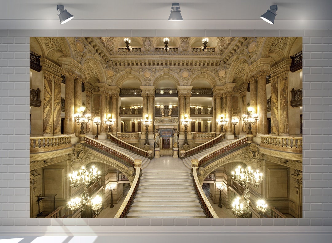 Custom Opera House Backdrop, Palace Staircase Photography Banner - Etsy