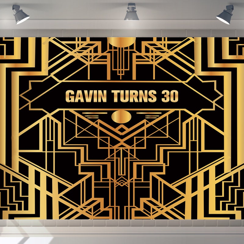 Great Gatsby Backdrop - Etsy