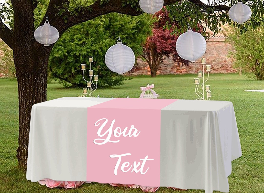 Custom Craft Fair Table Runner, Multiple Sizes and Can Print Any Design ...
