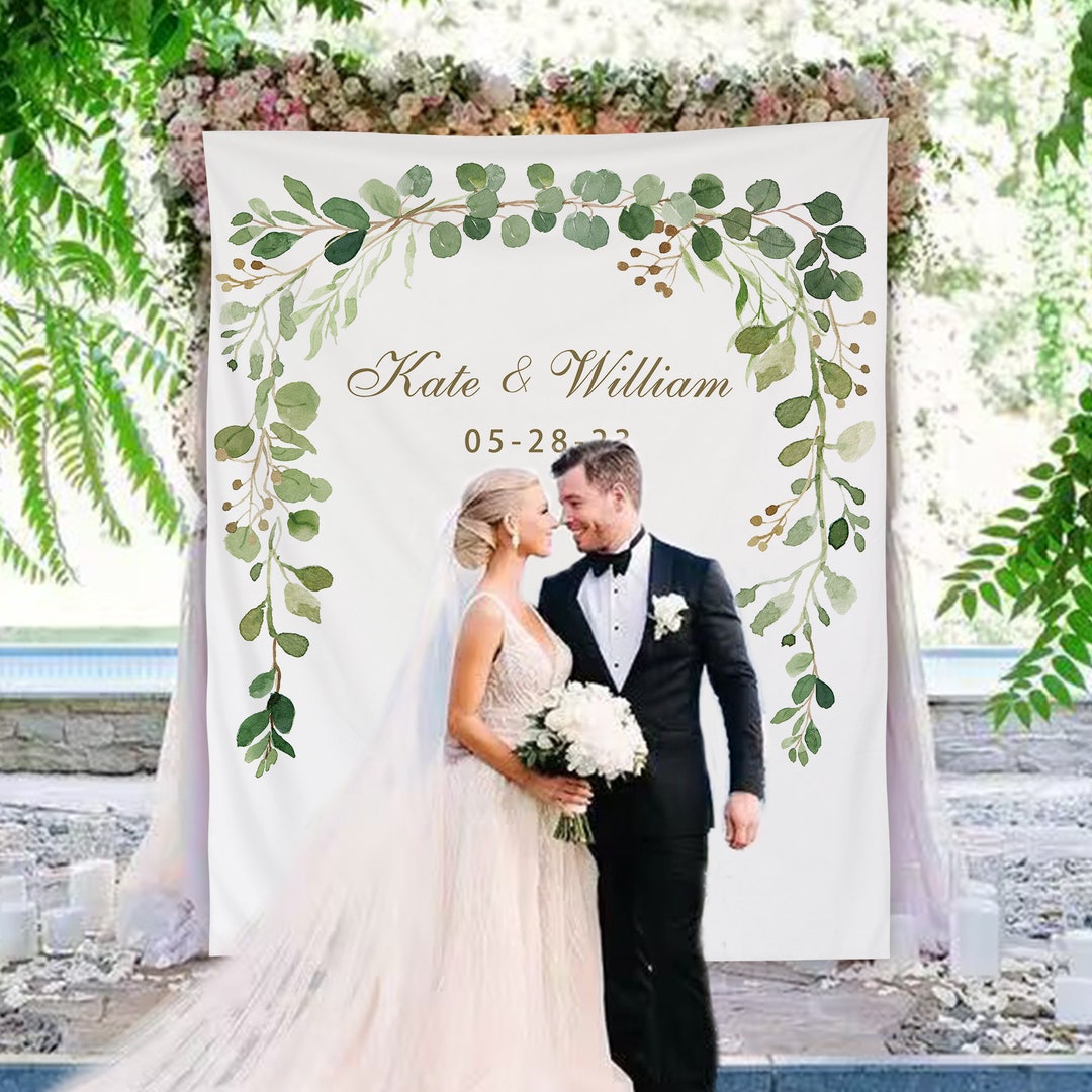 Custom Wedding Backdrop for Reception, Event Backdrop, Photo Backdrop ...