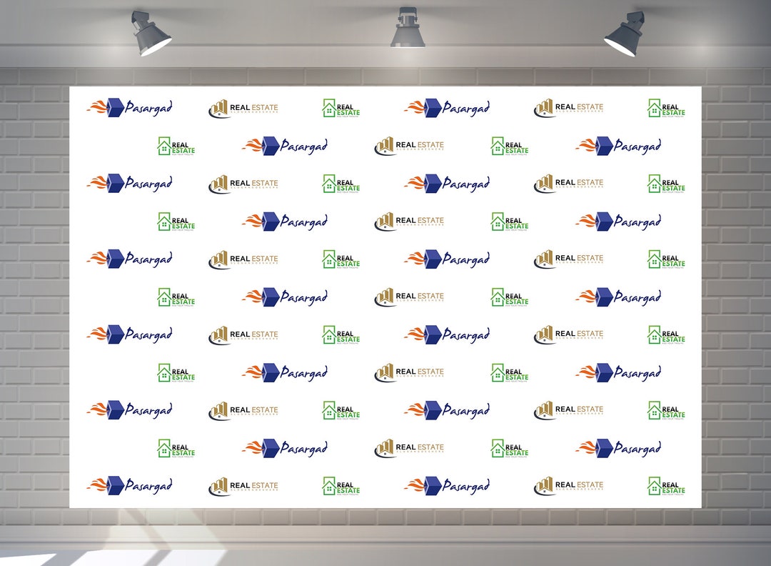 Custom Step and Repeat Logo Wall Photography Backdrop White Photo ...