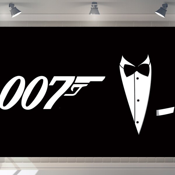 James Bond Backdrop - Etsy