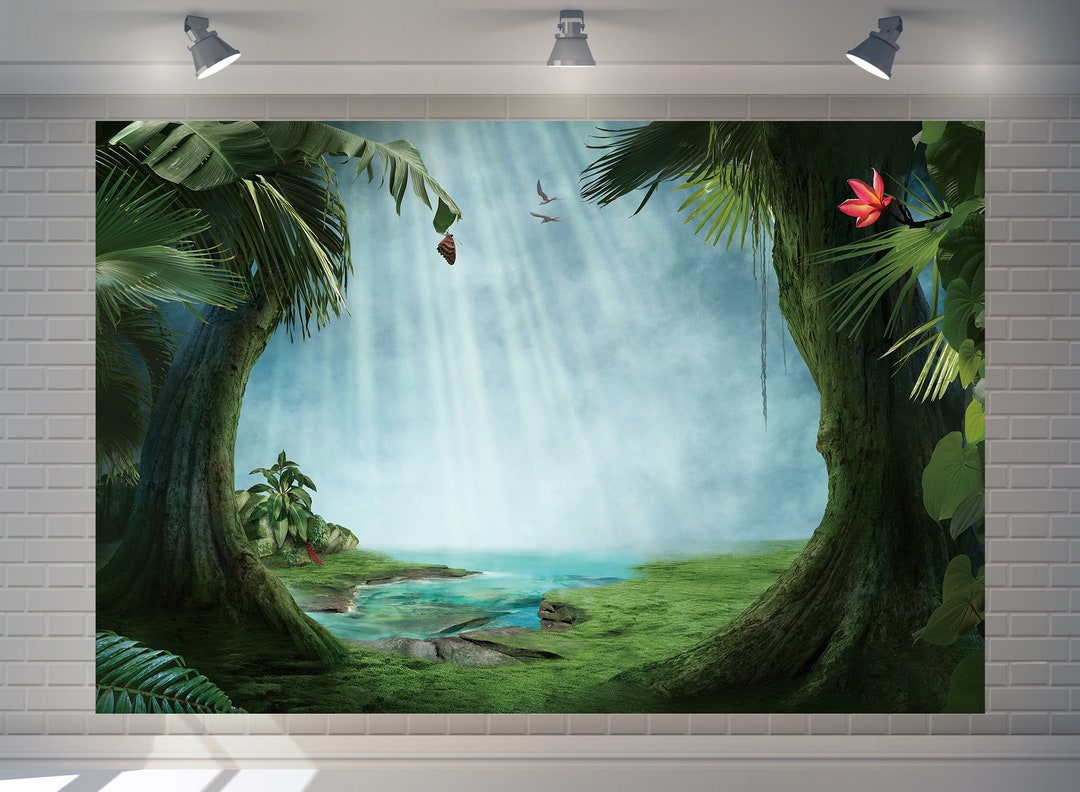 Custom Wonderland Backdrop Fairy Tale Fairyland Party Theme Backdrop ...