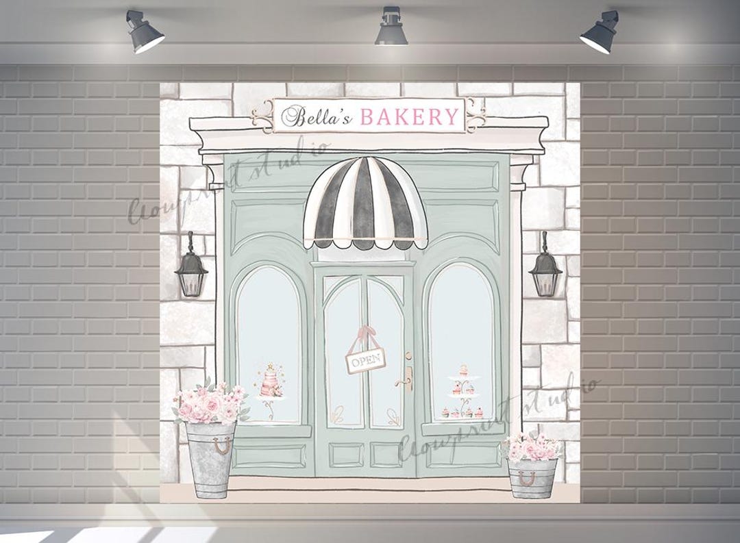 Custom Paris Bakery Backdrop, French Patisserie Party Decor - Etsy