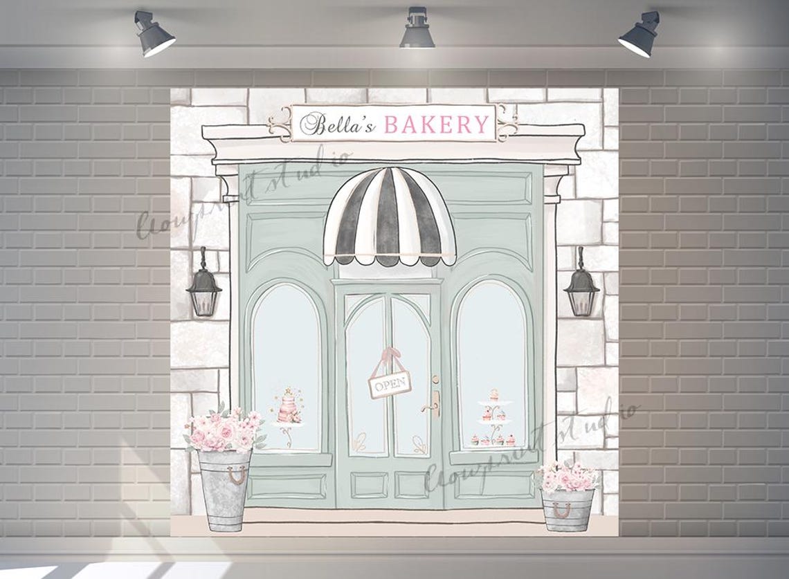 Custom Paris Bakery Backdrop, French Patisserie Party Decor - Etsy