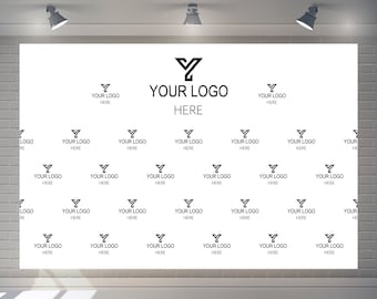 Custom Step and Repeat Photo Logo Text Photography Backdrop - Etsy