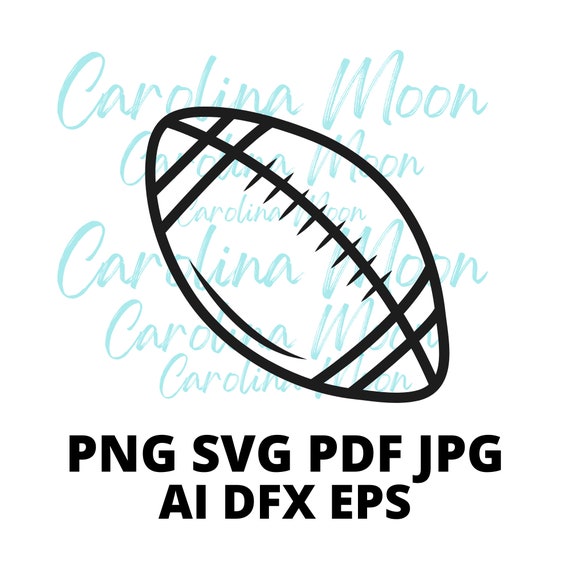 Football Svg Dxf Ai Eps Png Jpg and Pdf Files. Instant - Etsy