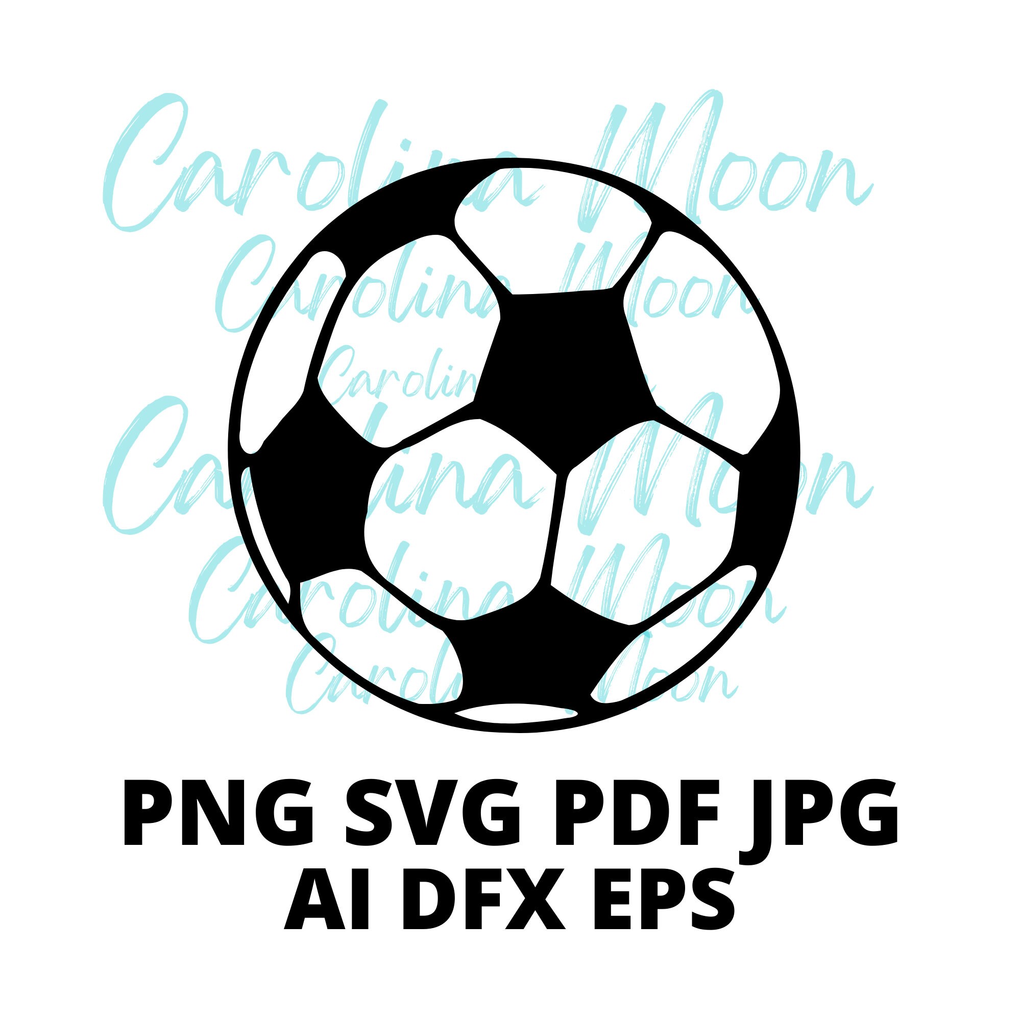 Soccer Ball | Svg, Dxf, Ai, Eps, Png, Jpg and Pdf Files. Instant ...